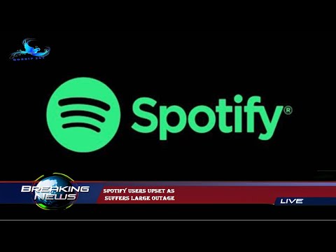 Spotify users upset as suffers large outage