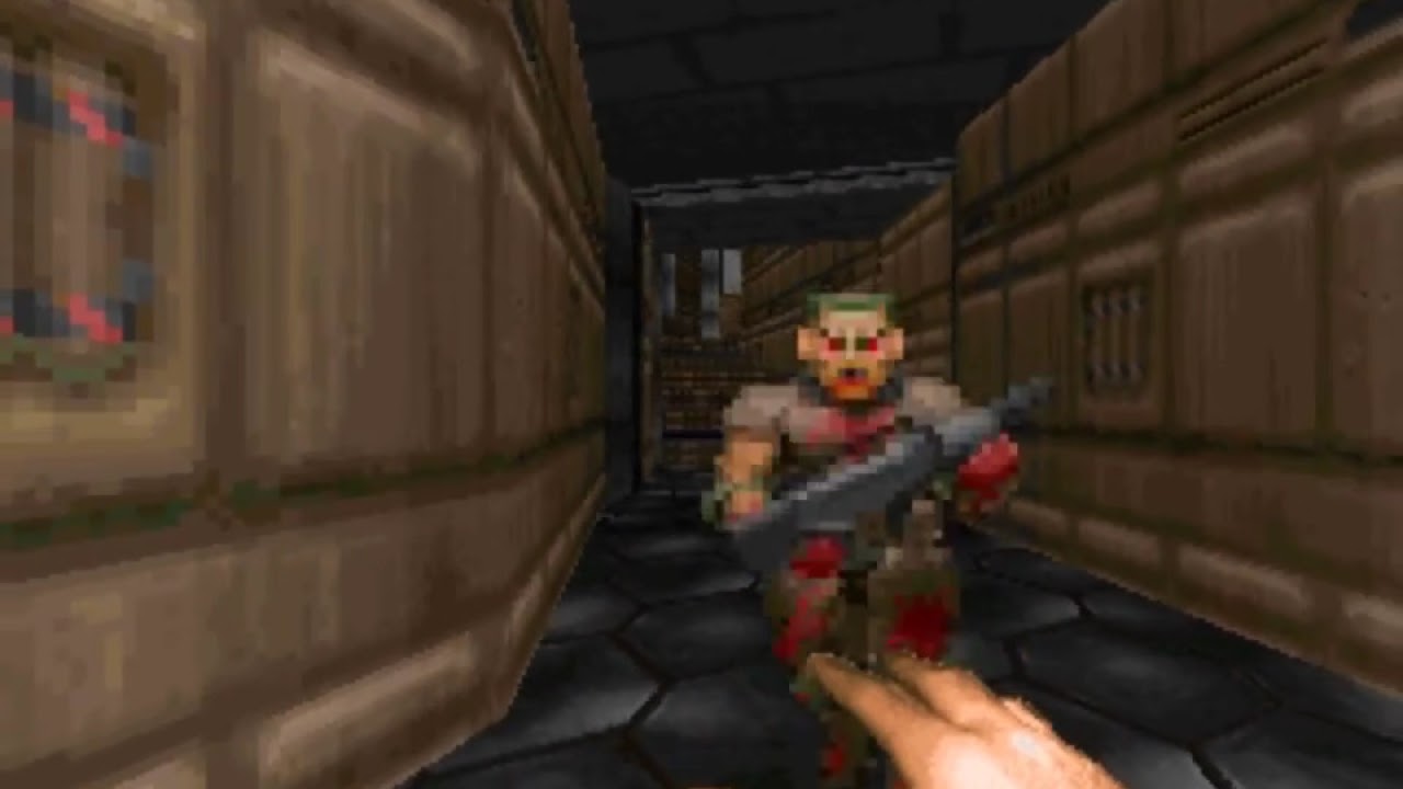 Doom v1.1 barrel bug: Zombieman, example 2