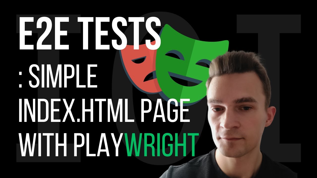 Let's write E2E tests - simple index.html page with Playwright
