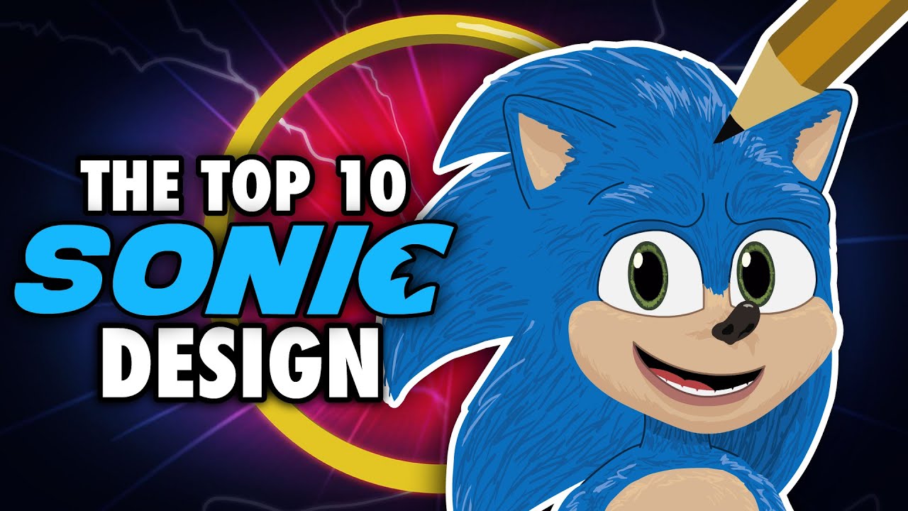 TOP 10 Sonic Designs / Movie Sonic SPEED-ART