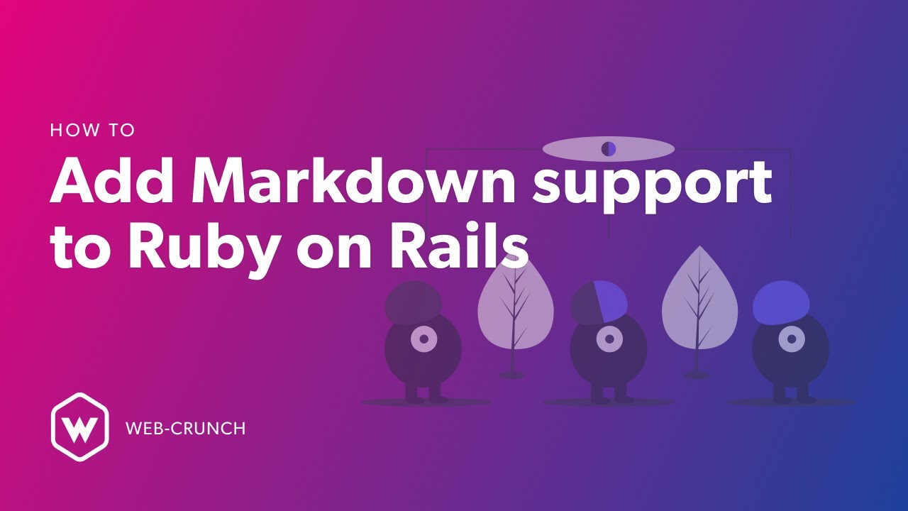 How to add markdown support to Ruby on Rails