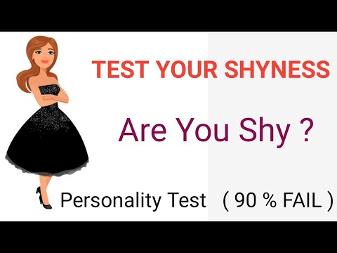 Are You Shy ?Personality Test ( 90 % FAIL ) Test Your Shyness In Hindi | How can I overcome shyness