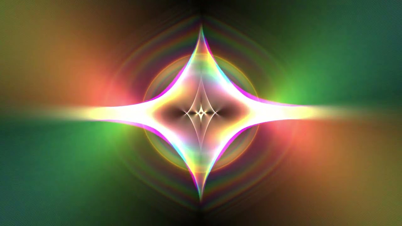 4K Rainbow Diamond Glow ║ Colorful Peaceful Animation for Meditation - Relaxing Video Effect