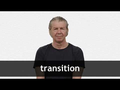 How to pronounce TRANSITION in American English