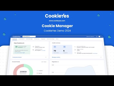 Cookie Manager - CookieYes Demo 2024