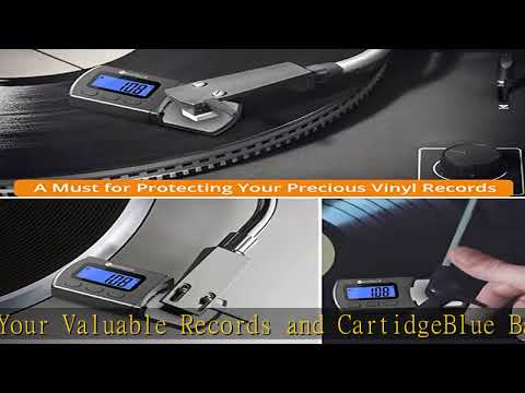 Neoteck Digital Turntable Stylus Force Scale Gauge 0.01g/5.00g Blue LCD Backlight for Tonearm Phono