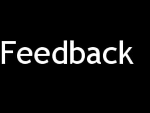 How to Pronounce Feedback