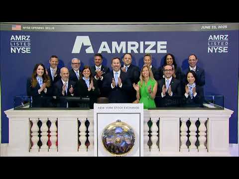 Amrize celebrates its listing day as an independent publicly traded company.