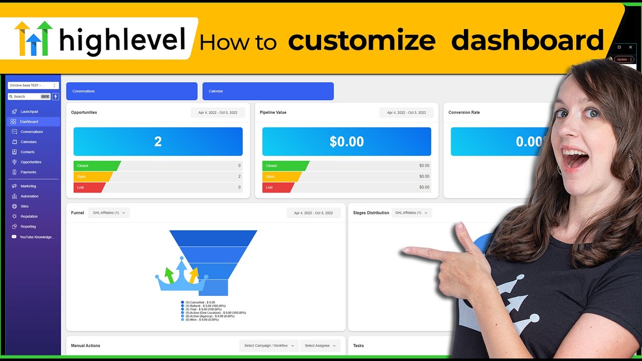 Customize GoHighLevel Dashboard without Code! Marketer's Toolkit Full Review!