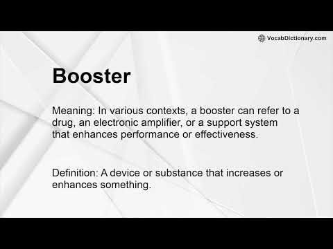 Booster Meaning