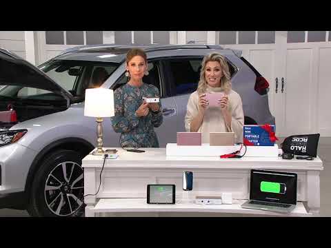 HALO Bolt AC DC Wireless Phone Charger & Car Jump Starter with AC Outlet on QVC