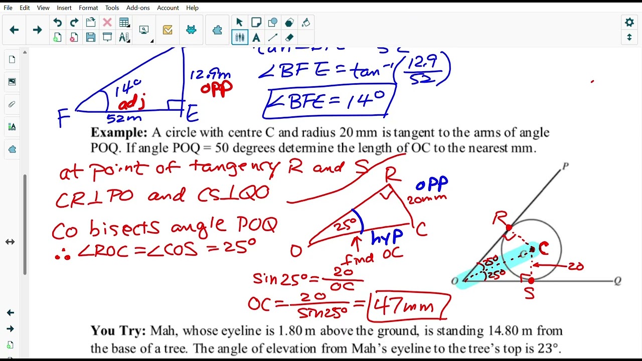 Trigonometry Lesson 7 Solving Complex Problems [1 of 2]