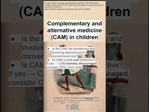 Complementary and alternative medicine (CAM) in children