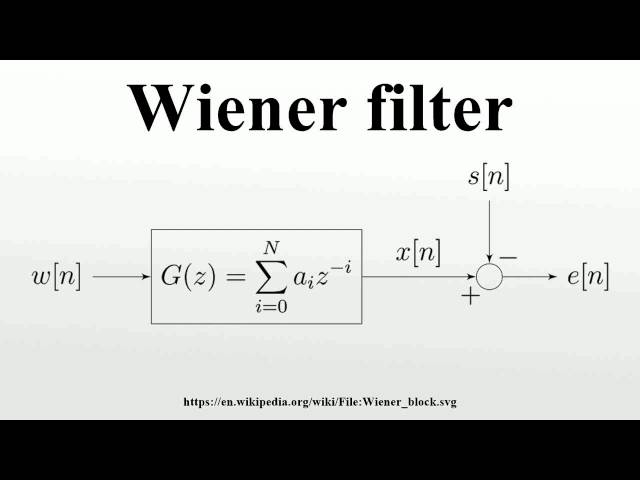 Understanding the Wiener Filter: A Comprehensive Guide to Signal ...