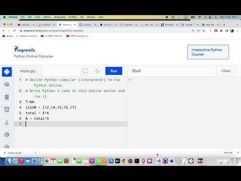 Create a Python program to calculate the MEAN of a given list of numbers