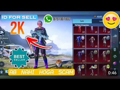 bgmi account for sell | Trusted bgmi account seller I bgmi id for sell | selling my own bgmi account