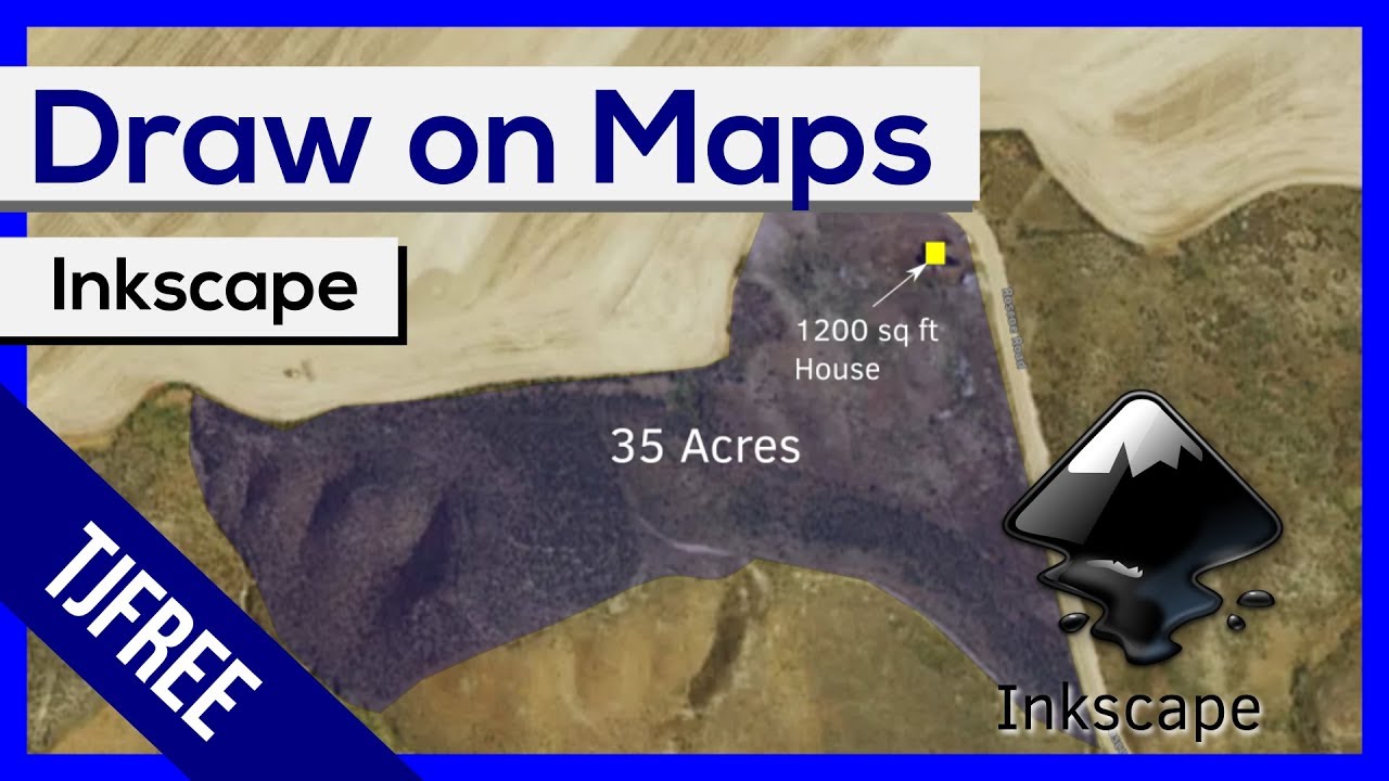 Inkscape - Real World Maps with Vector Overlays