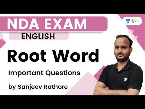 Root Word | Important Questions | English | NDA Exam | Wifistudy 2.0 | Sanjeev Rathore