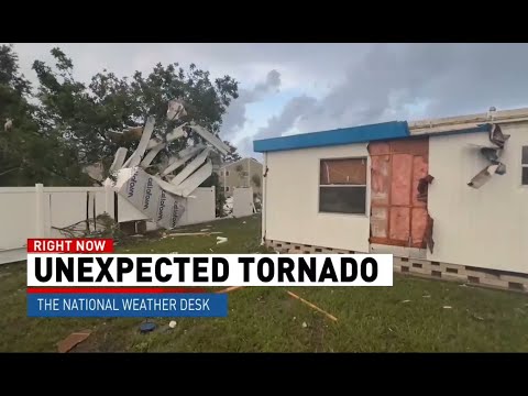 Today's TNWD: A tornado damages several homes near Tampa, Florida.