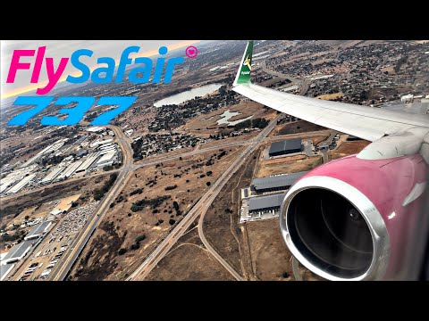 4K FlySafair 737-800 Economy Class 🇿🇦 Johannesburg JNB - Cape Town 🇿🇦 [FULL FLIGHT REPORT]