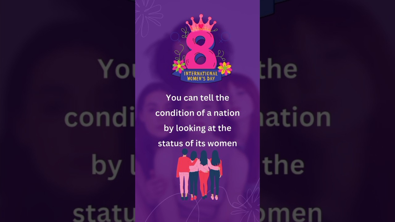 Empowering Women: Inspirational Quotes for International Women's Day  #shorts #youtubeshorts #viral
