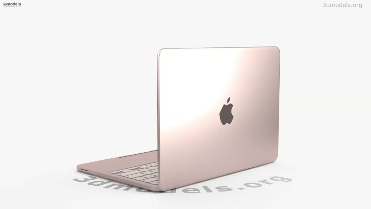 Apple Macbook Neo Magic Keyboard Storage Blush 3D model by 3DModels.org
