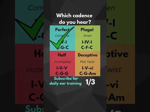 Musical Cadences 1