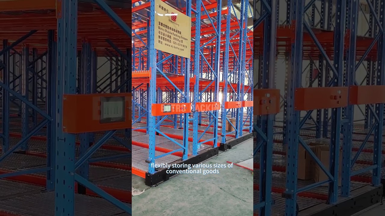 Mobile pallet racking system #rack #warehouse #mobilerackingsystem #sourcing #factory