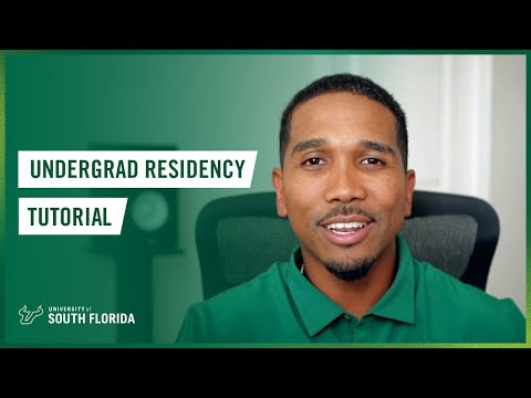 Residency Step-by-Step Tutorial | University of South Florida