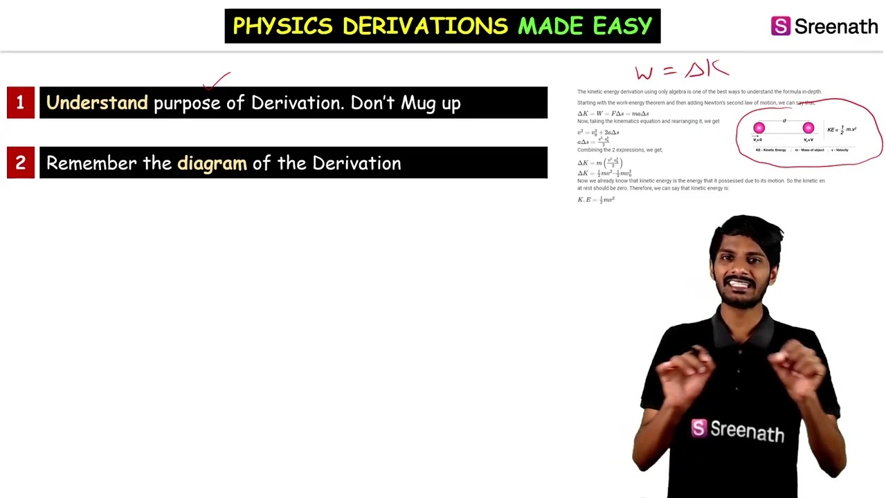 Physics Derivations Made Simple: A Student’s Guide