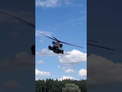 German Air Force CH-53GS performing a low fly by🤙