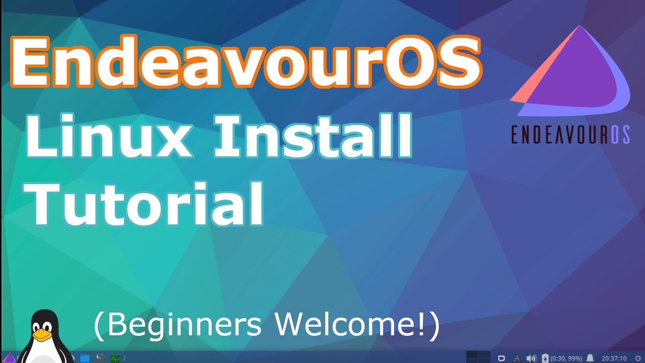 Endeavour OS Linux Install | 2019 Tutorial | (Beginners Guide)