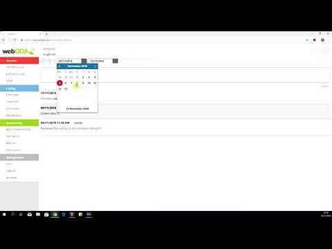 Tutorial 19 webQDA - Logbook