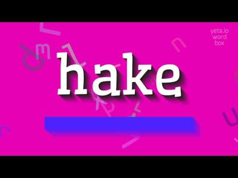 How to say "hake"! (High Quality Voices)