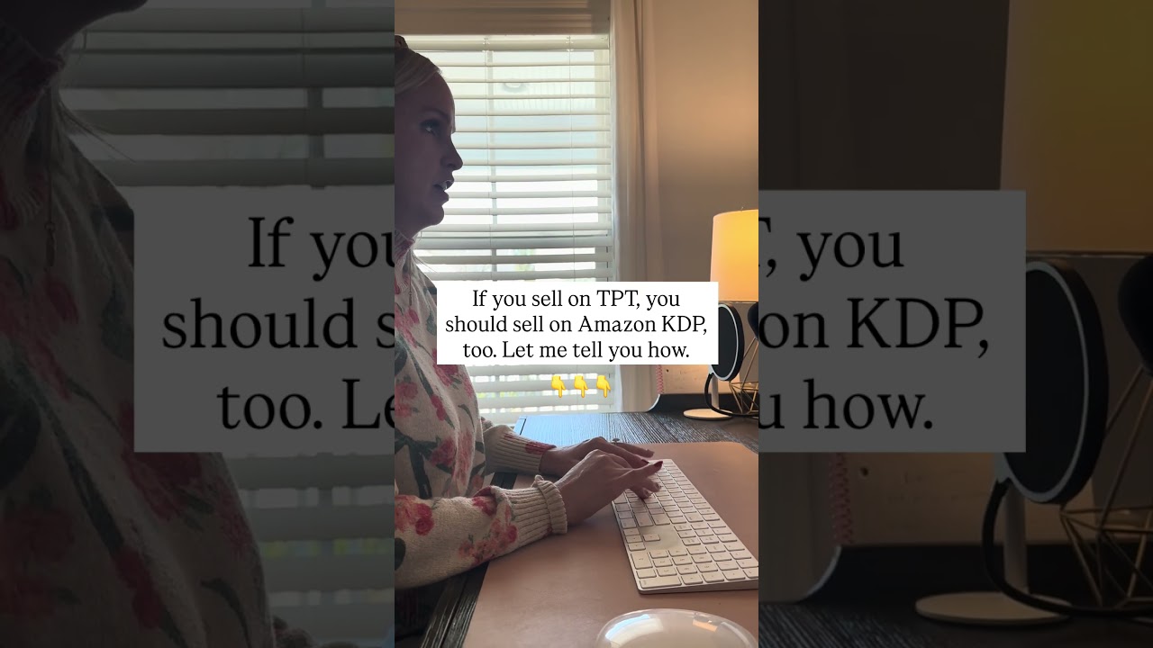 Turn your TPT resources into workbooks! Comment KDP 👇