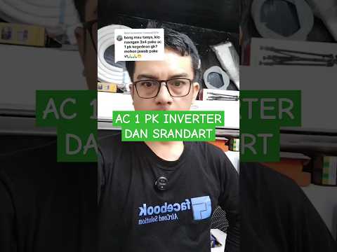 Ruangan 3x4 pakai AC 1 PK @AirCondSolution #ac1pk #acinverter #acstandart