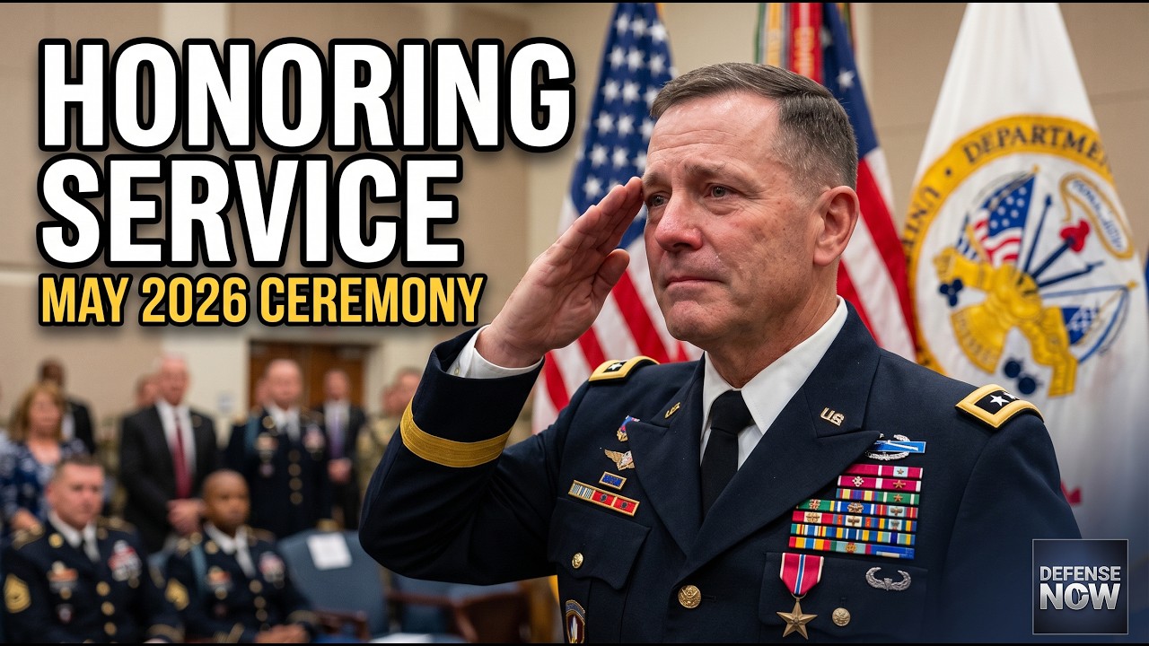 LIVE: U.S. Army Retirement Ceremony | May 2026 Honors at Conmy Hall