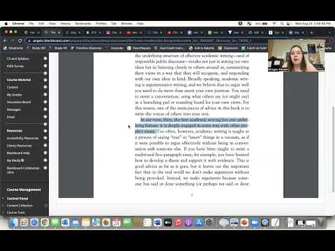 "Intro" They Say: I Say & Ch 1 Outline