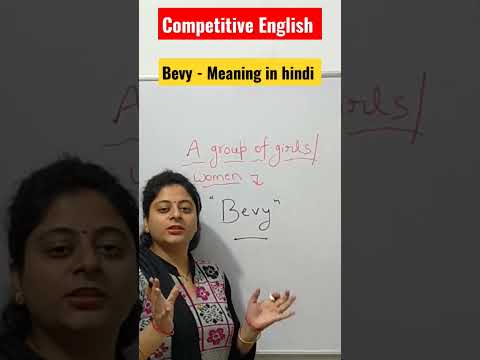 Bevy meaning competitive english vocabulary English SSC CGL CHSL mts english #shortsvideo