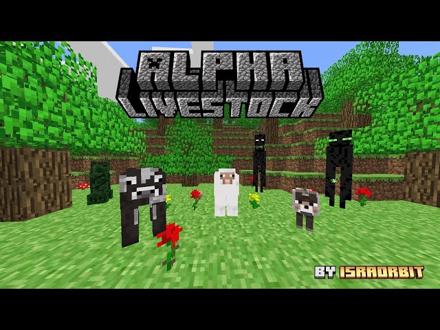 Alpha Livestock Addon 1.21.70 Minecraft Mod