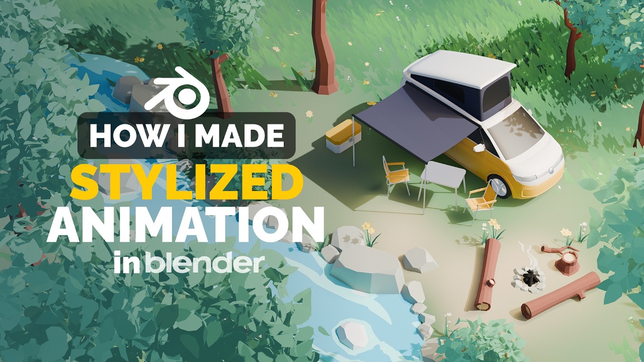 Blender Stylized 3D Animation - Full Process