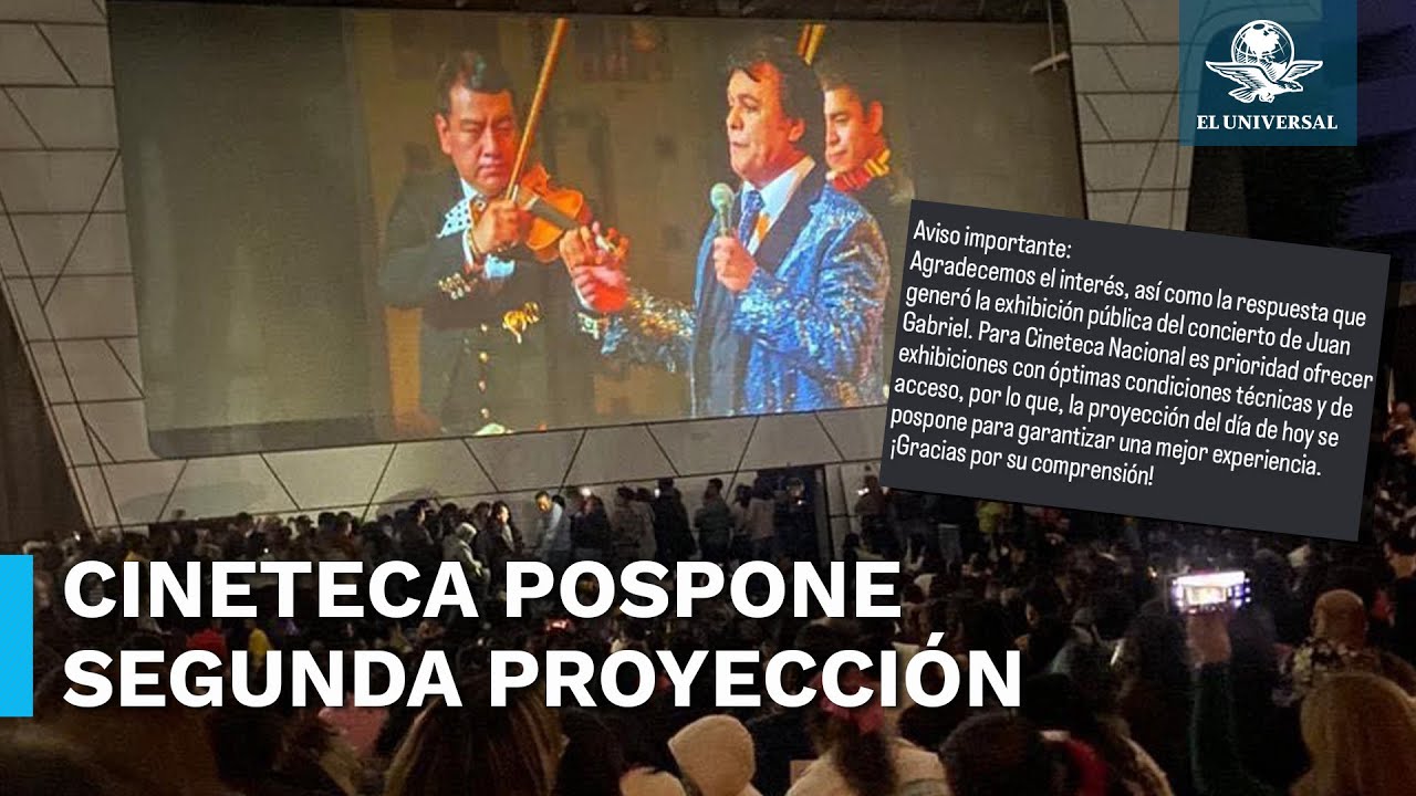 Proyección del concierto de Juan Gabriel se sale de control y genera ola de memes