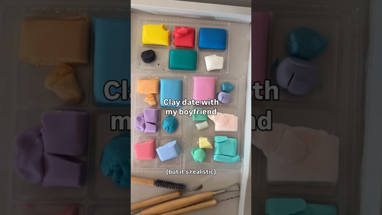 Clay date but it’s realistic - cute date ideas 🤍 #date #diy #dateideas #cutediy #clay