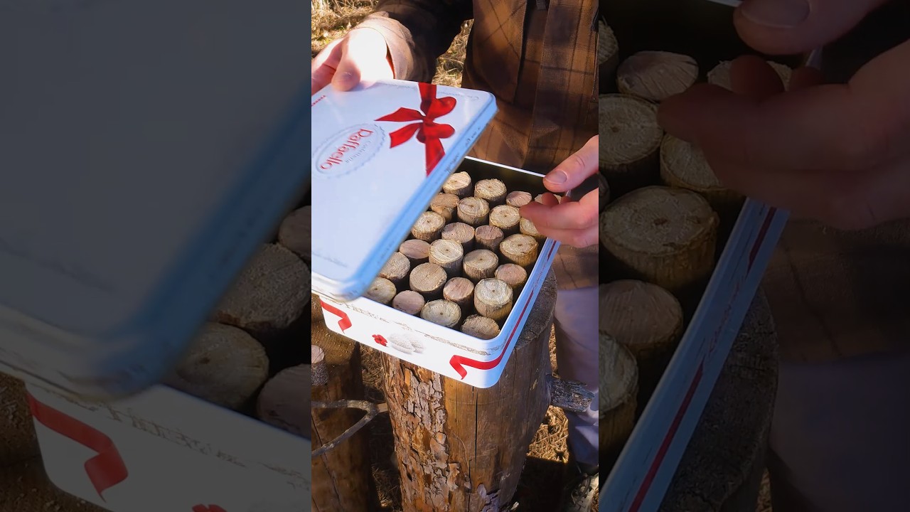 DIY natural charcoal #lifehacks #camping #bushcraft