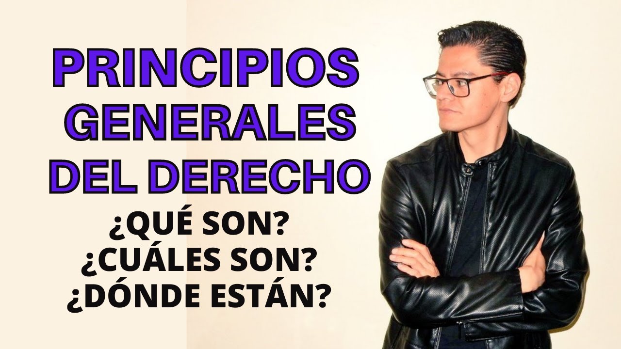 GENERAL PRINCIPLES OF LAW