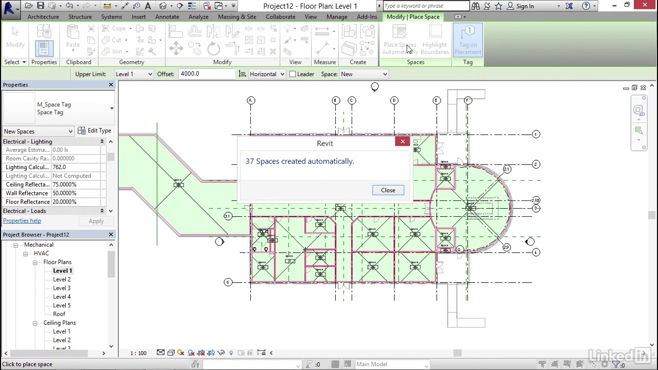 REVIT MECHANICAL : Starting a mechanical project