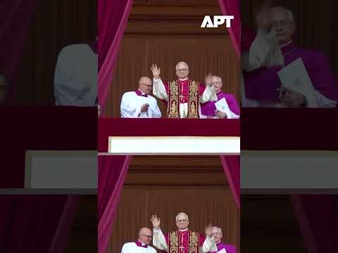 Robert Prevost Revealed as Pope Leo XIV | Pope Balcony of St. Peter’s Basilica | Conclave | APT