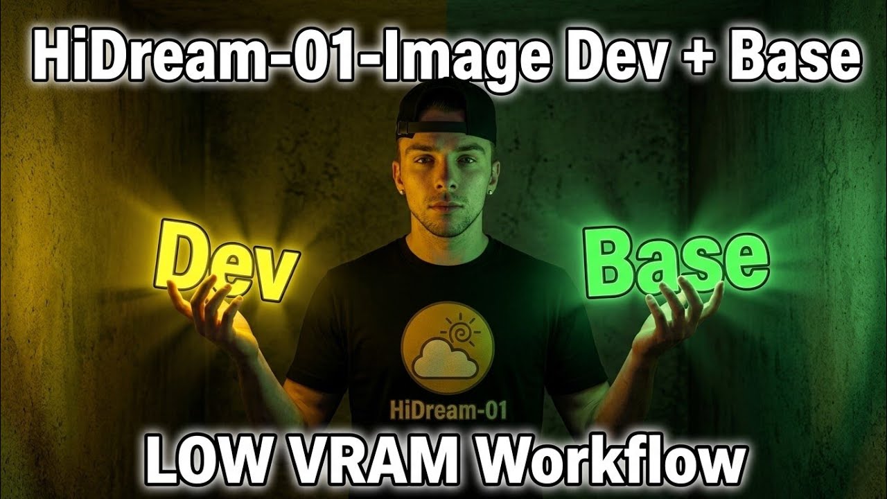 HiDream-01-Image Dev + Base | LOW VRAM Workflow