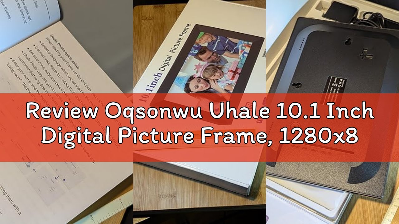 Review Oqsonwu Uhale 10.1 Inch Digital Picture Frame, 1280x800 HD IPS Touch Screen WiFi Photo Frame