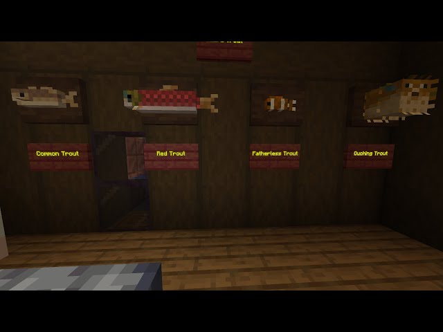 Fish Trophies Minecraft Texture Pack